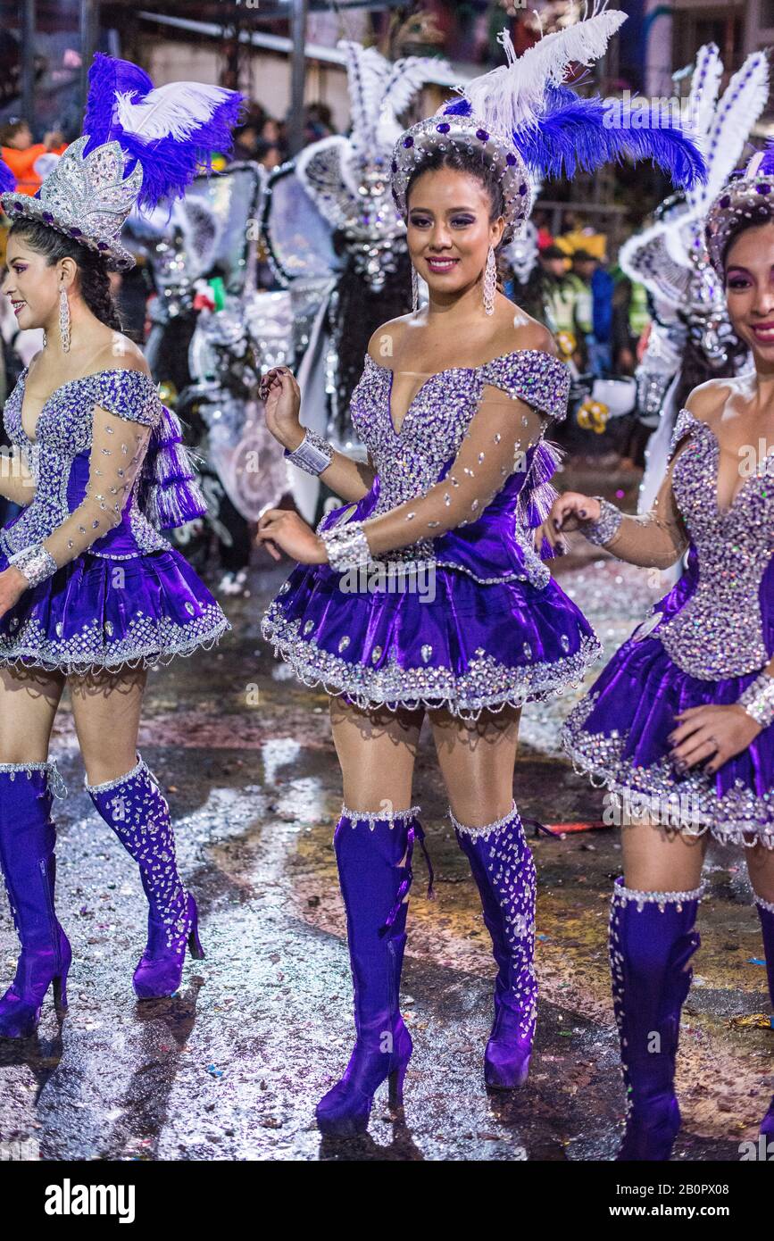 Young girls dancers Oruro Carnival, Bolivia Stock Photo - Alamy