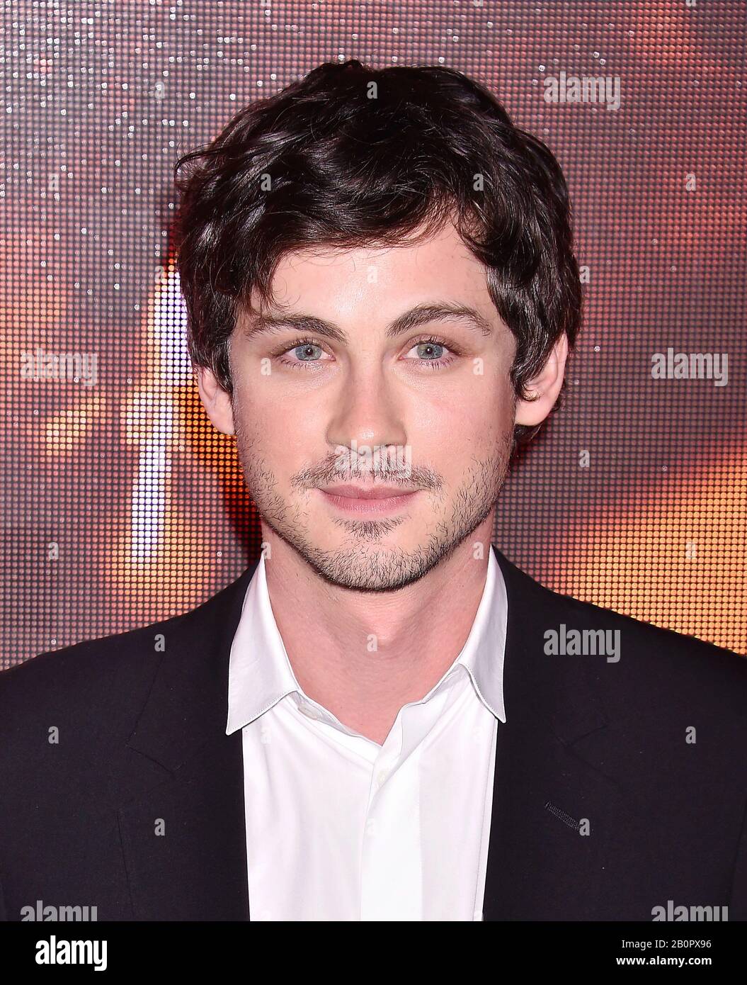 LOS ANGELES, CA - FEBRUARY 19: Logan Lerman attends the premiere of ...
