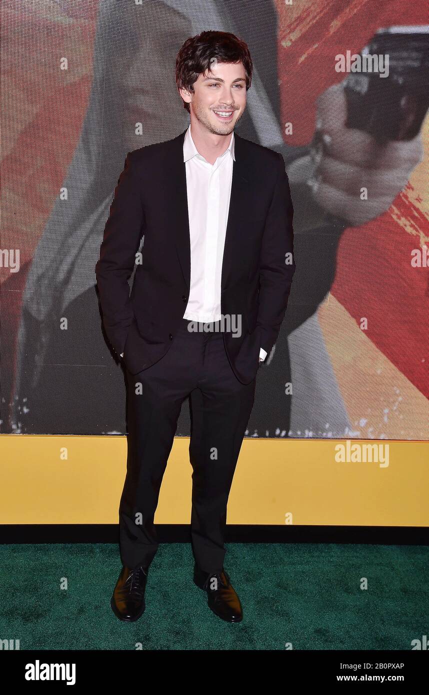 Logan lerman hunters hi-res stock photography and images - Alamy