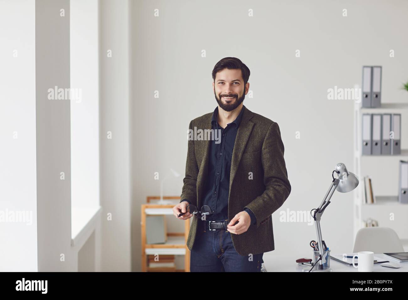 Modern ceo office interior hi-res stock photography and images - Alamy