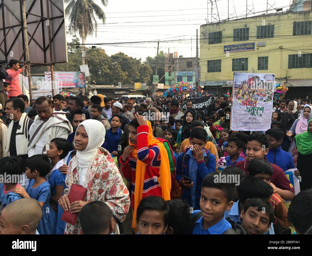 Jamalpur, Bangladesh. 21st Feb, 2020. Thousands of people gather at ...