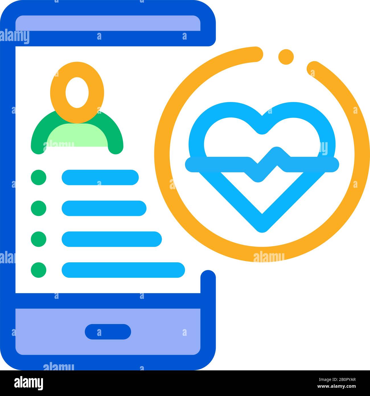 Cardiogram paper icon outline Stock Vector Images - Alamy