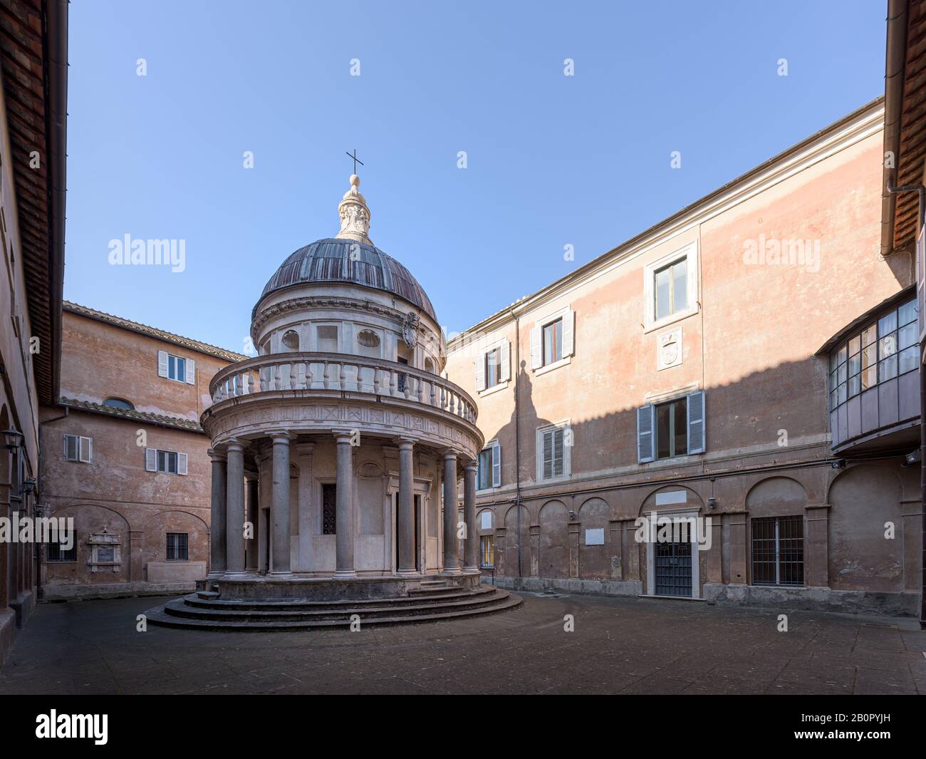 Bramante's Tempietto in San Pietro in Montorio, Rome, Italy Stock Photo ...