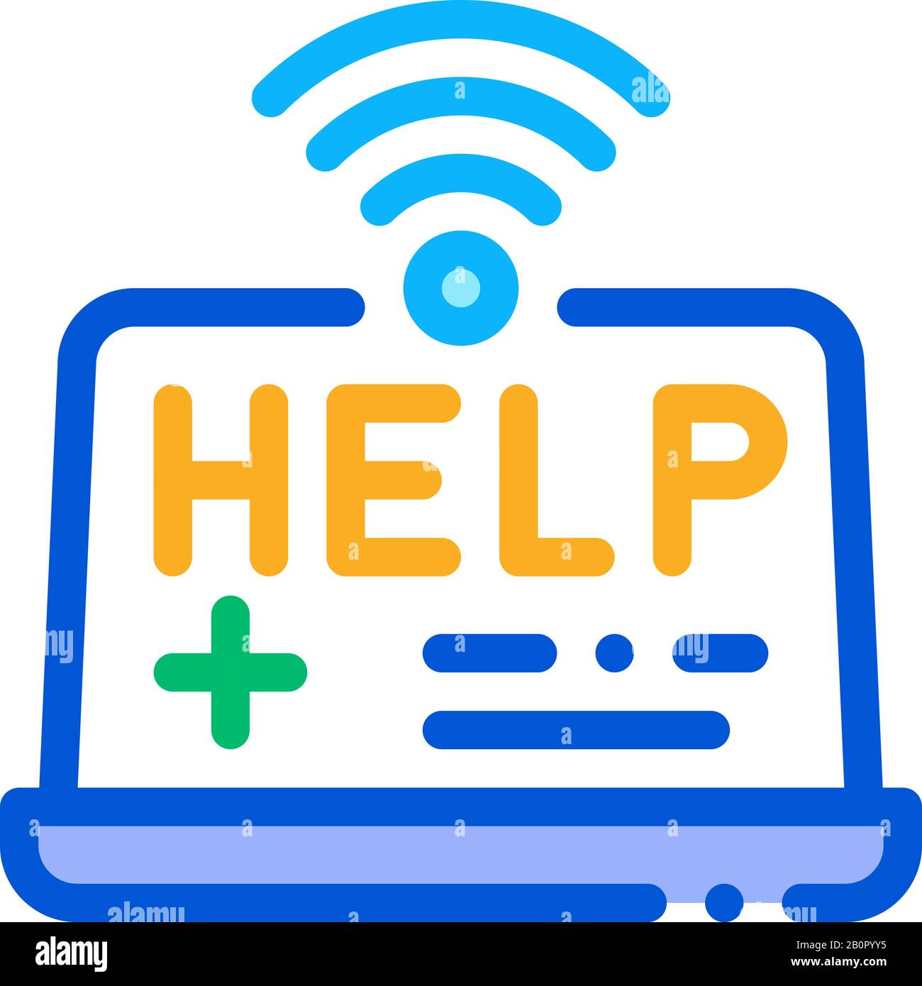 Web Medicine Help Icon Vector Outline Illustration Stock Vector Image ...