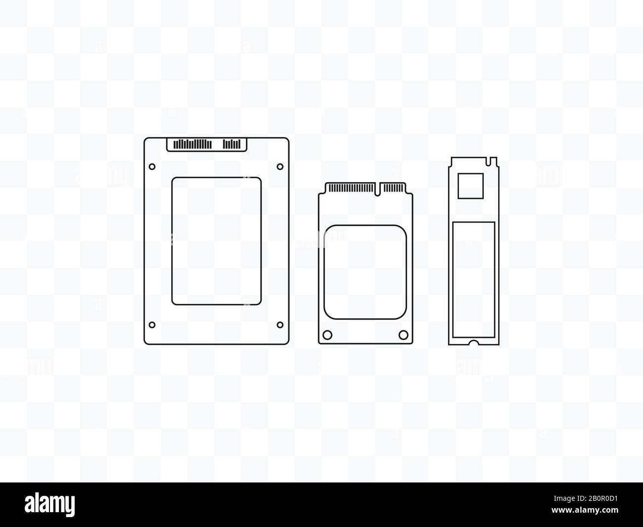 M2 ssd Stock Vector Images - Alamy