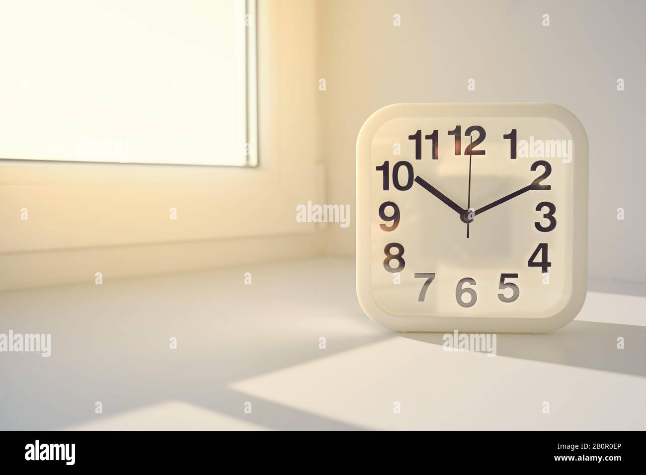 White background clock timer nobody hi-res stock photography and images ...