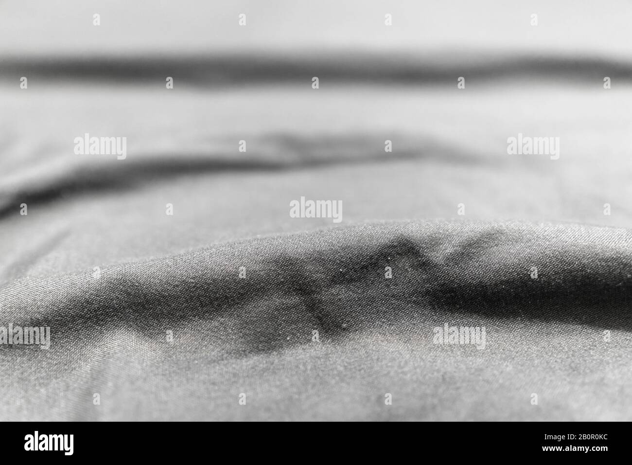 Grey cloth texture, bedding texture Stock Photo - Alamy