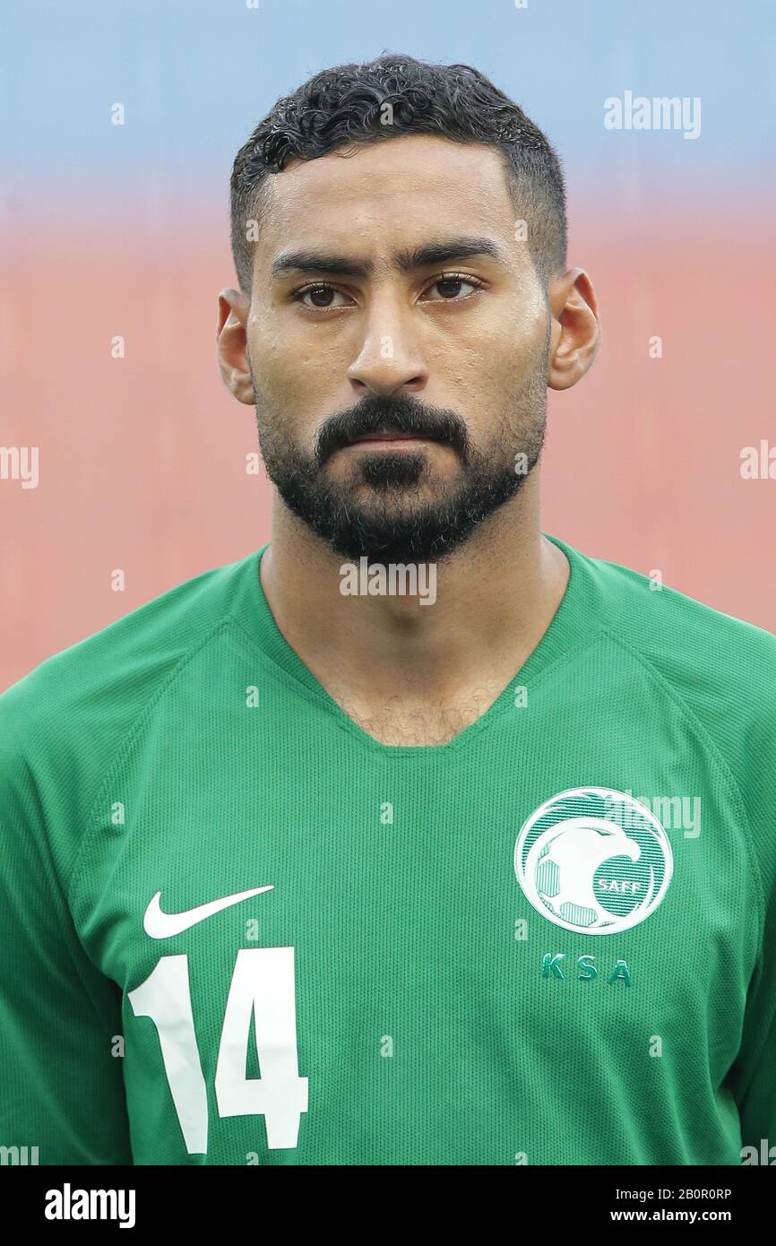 Bangkok, Thailand. 22nd Jan, 2020. Saudi Arabia's Ali Al-Hassan before ...