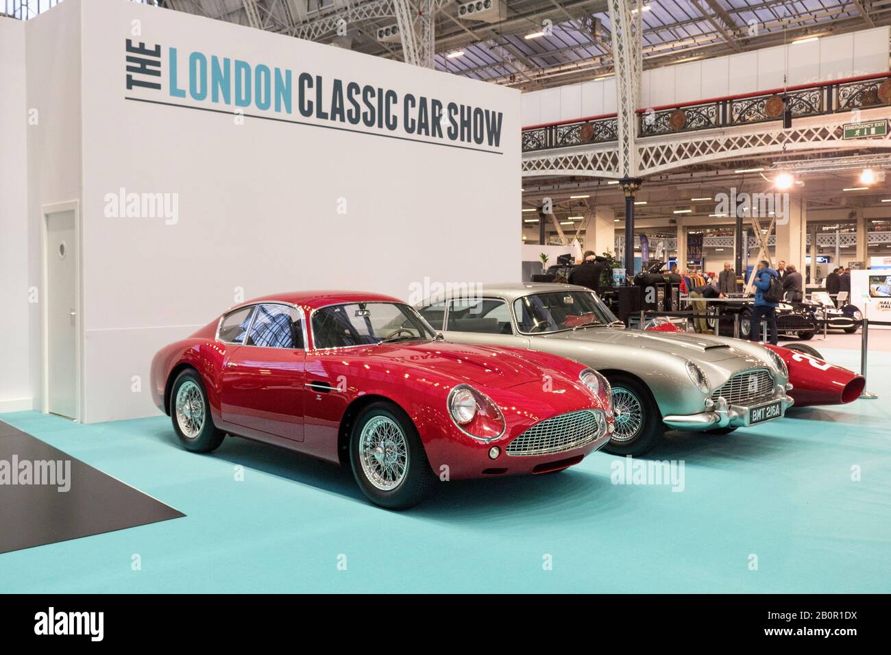 The London Classic Car Show at Olympia London UK 20/02/2020 Stock Photo ...