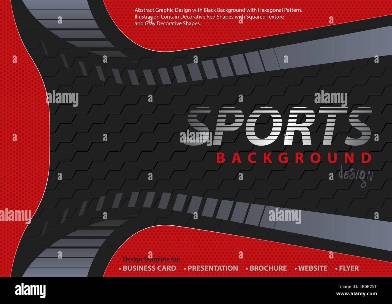 Red-Black Background in Sport Design Style Stock Vector Image & Art - Alamy