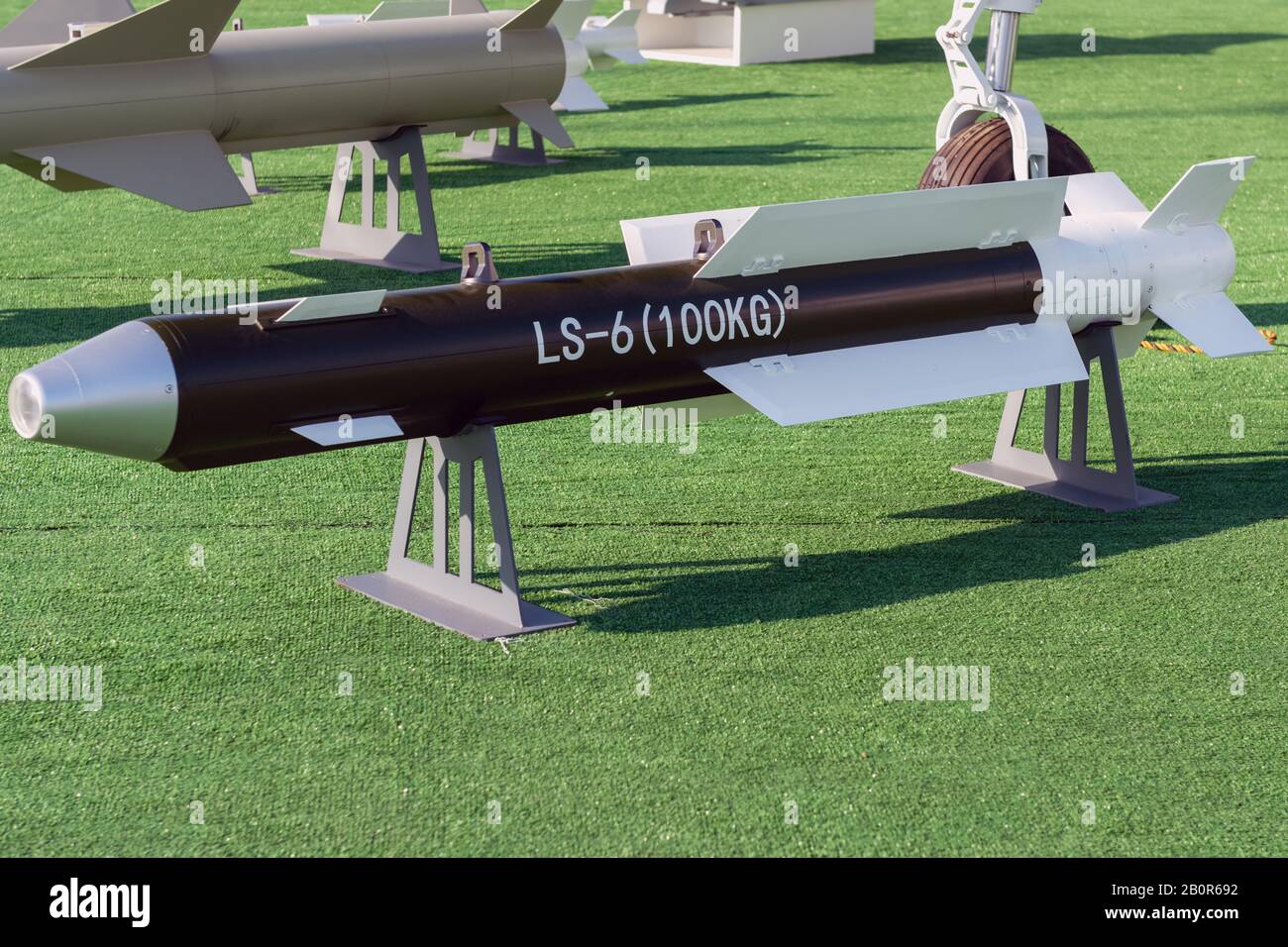 August 30, 2019. Zhukovsky, Russia. Chinese guided bomb LS-6. at the ...