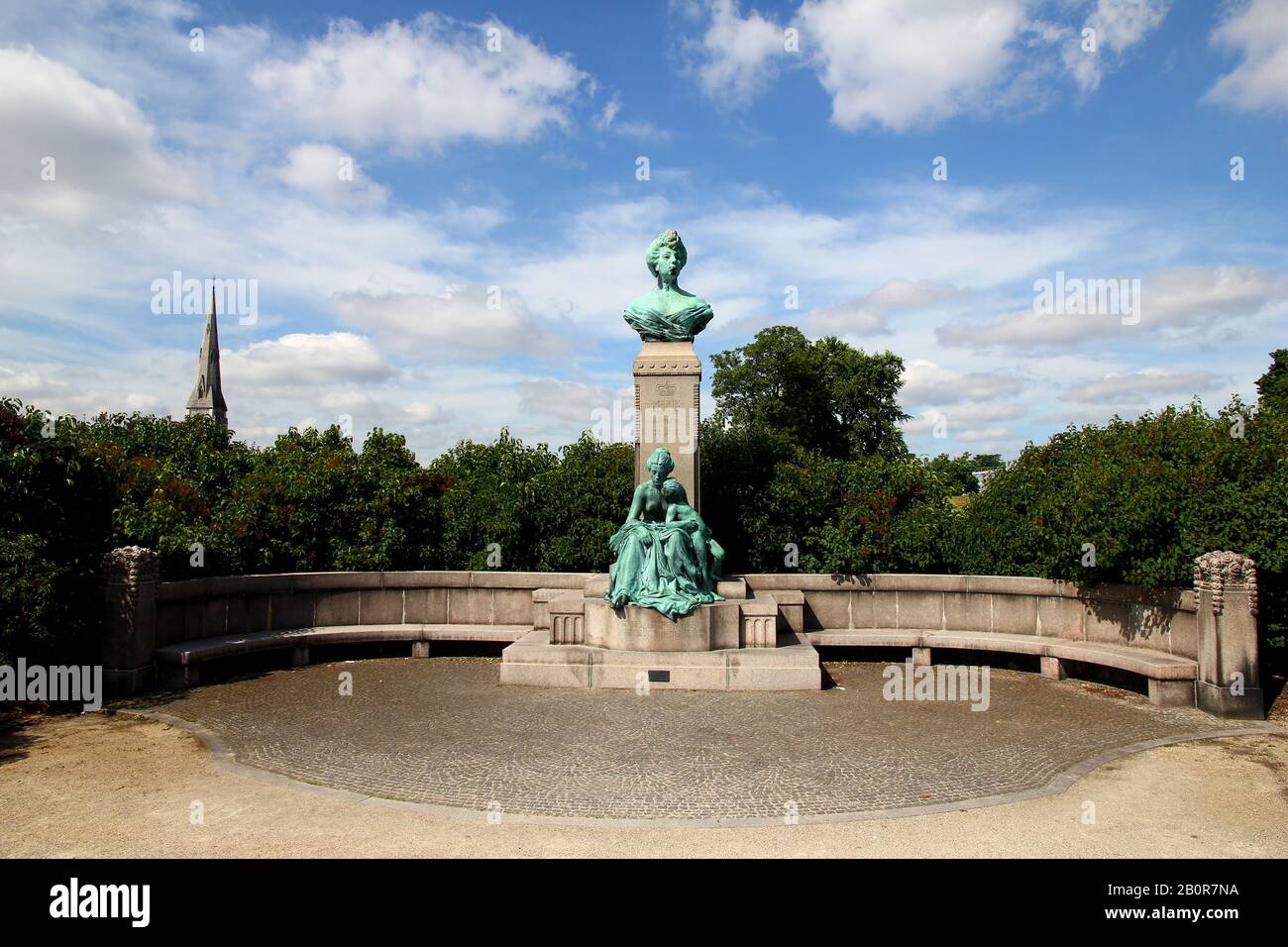 Monument in Copenhagen city, Denmark Stock Photo - Alamy