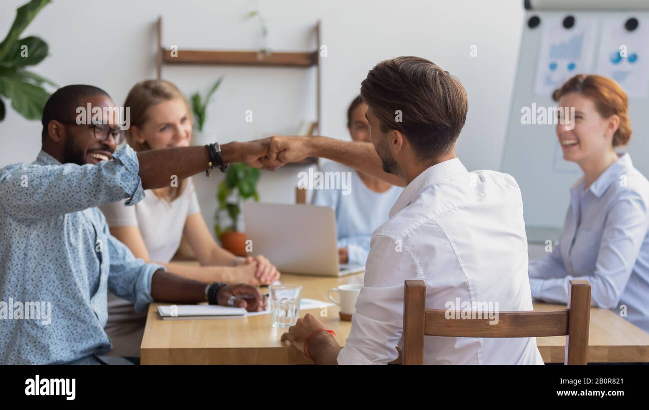 Fist bump african american ethnicity hi-res stock photography and ...