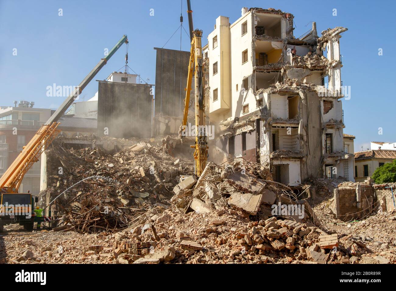Demolition & Construction Stock Photo - Alamy