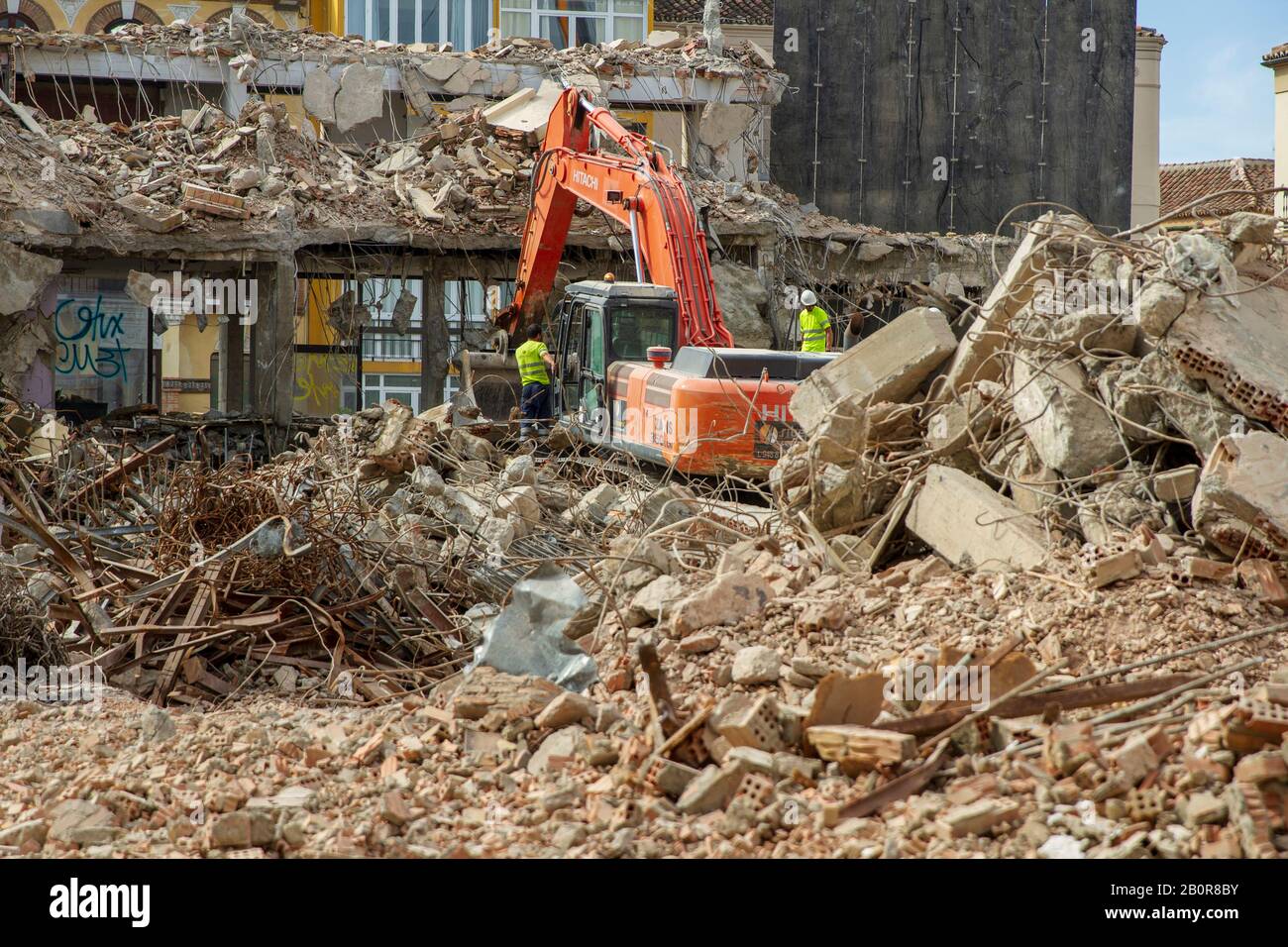 Demolition & Construction Stock Photo - Alamy
