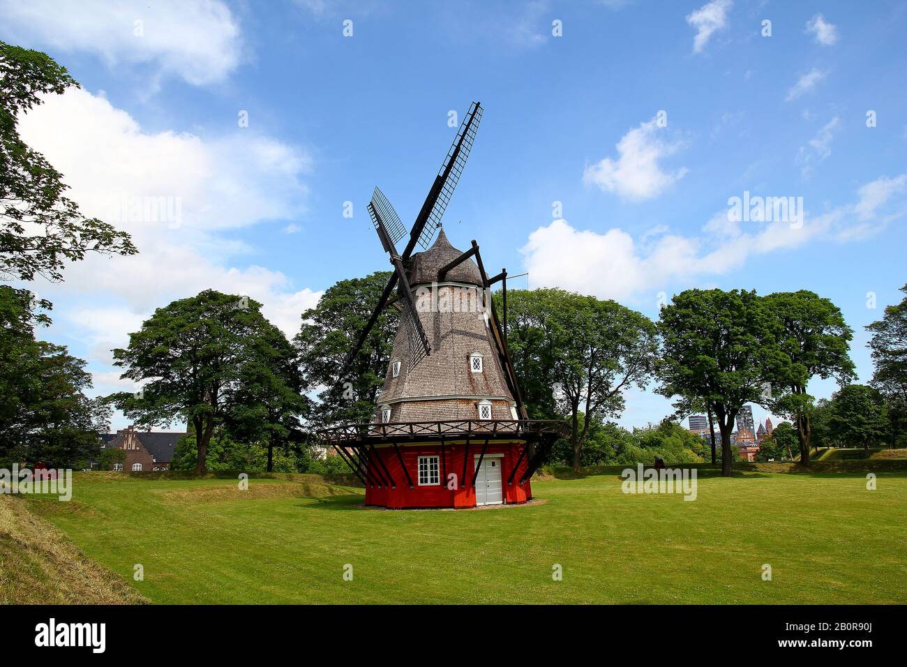 The mill in Copenhagen city, Denmark Stock Photo - Alamy