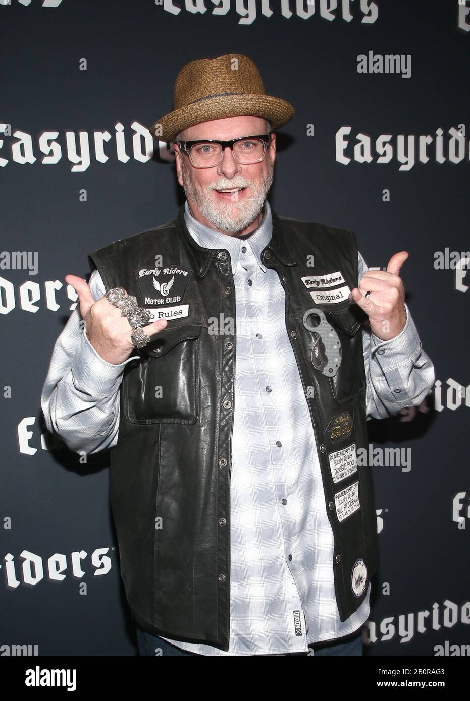 Los Angeles, California, USA. 20th Feb, 2020. Brett “Big Schwag” Wagner ...