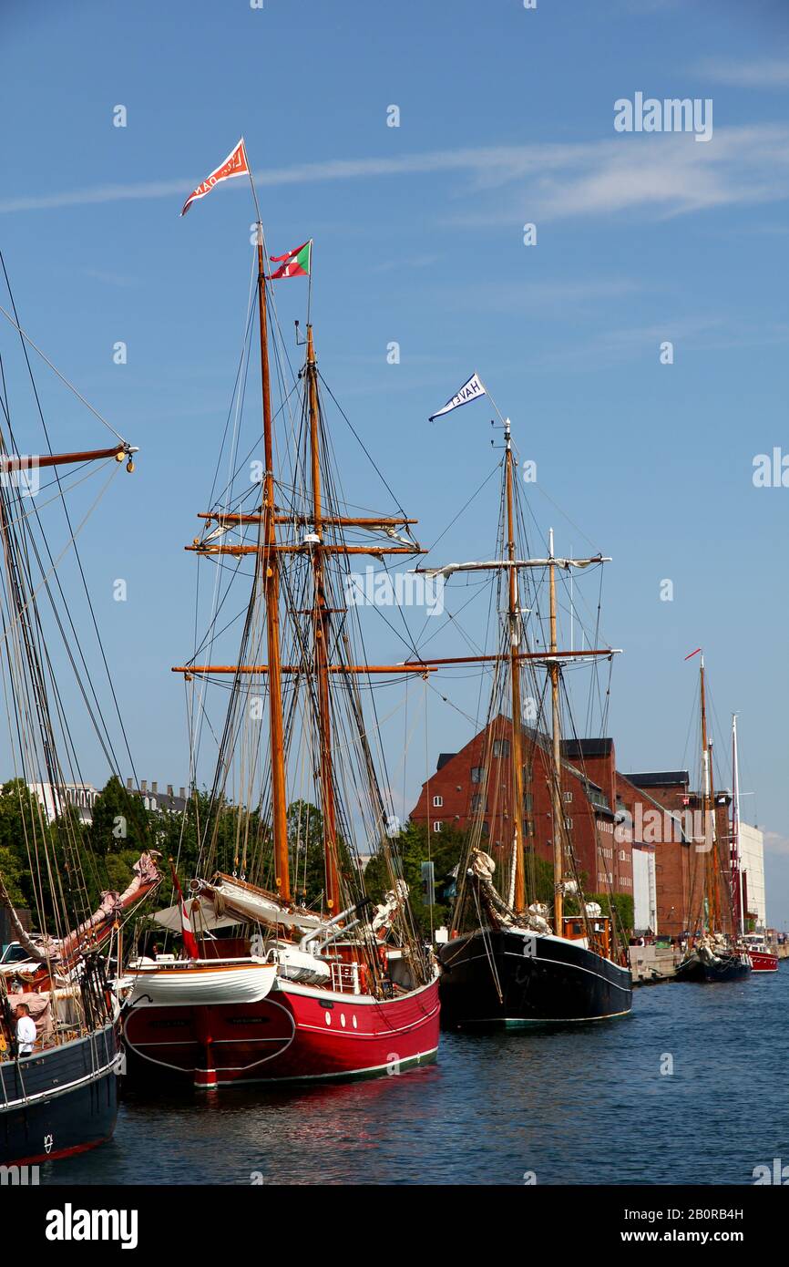 The ship in Copenhagen city, Denmark Stock Photo - Alamy