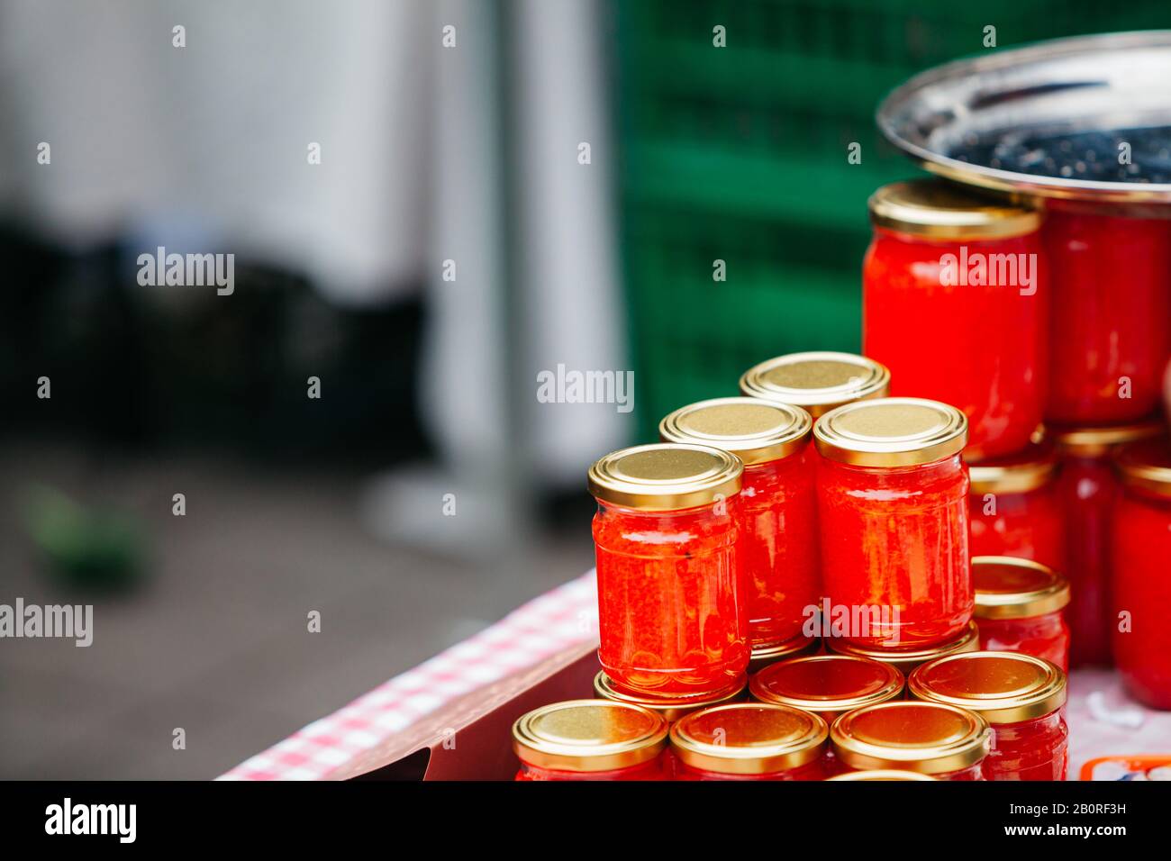 Fresh fish eggs are national Russian food Stock Photo - Alamy