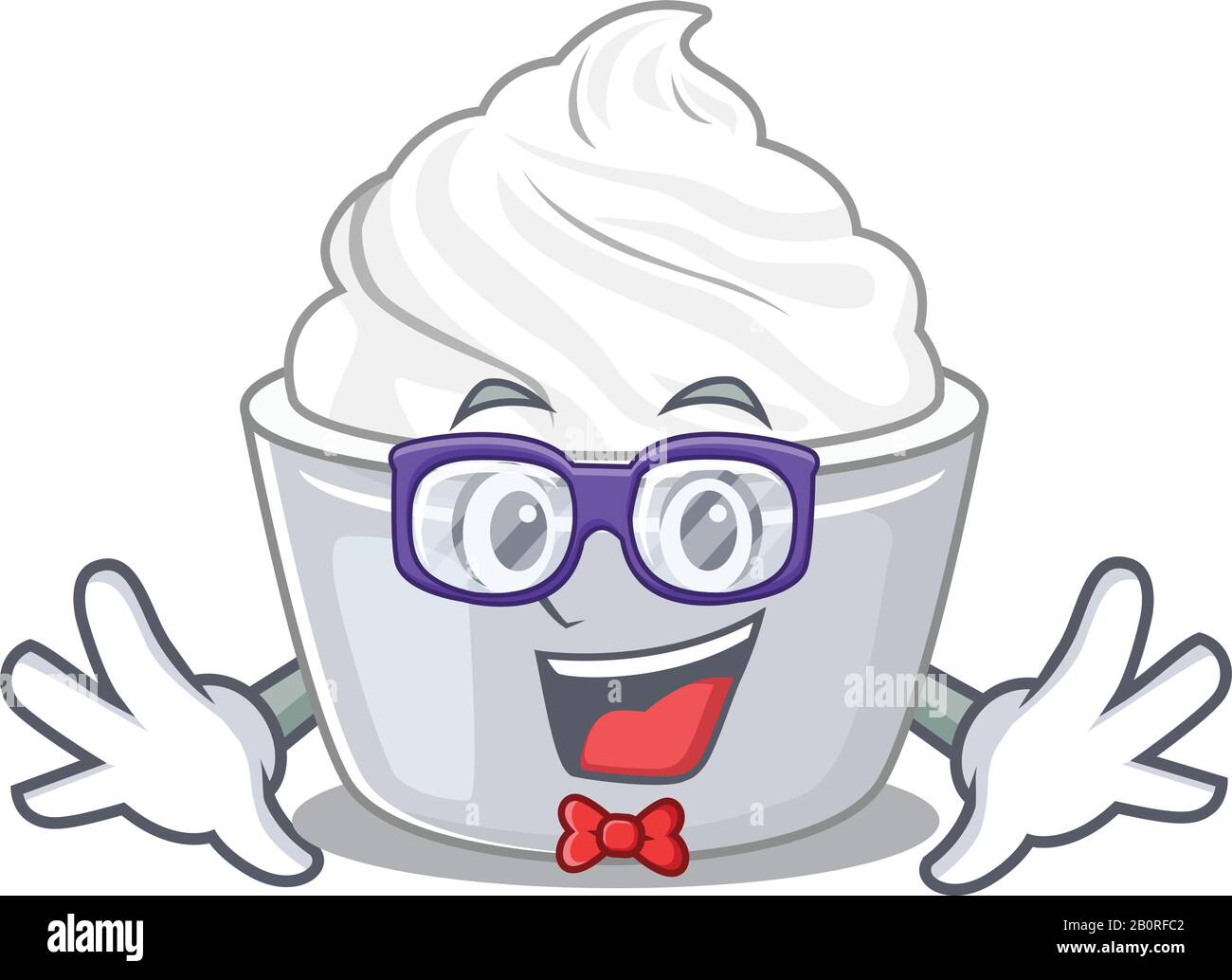 A cartoon concept of Geek sour cream design Stock Vector Image & Art ...