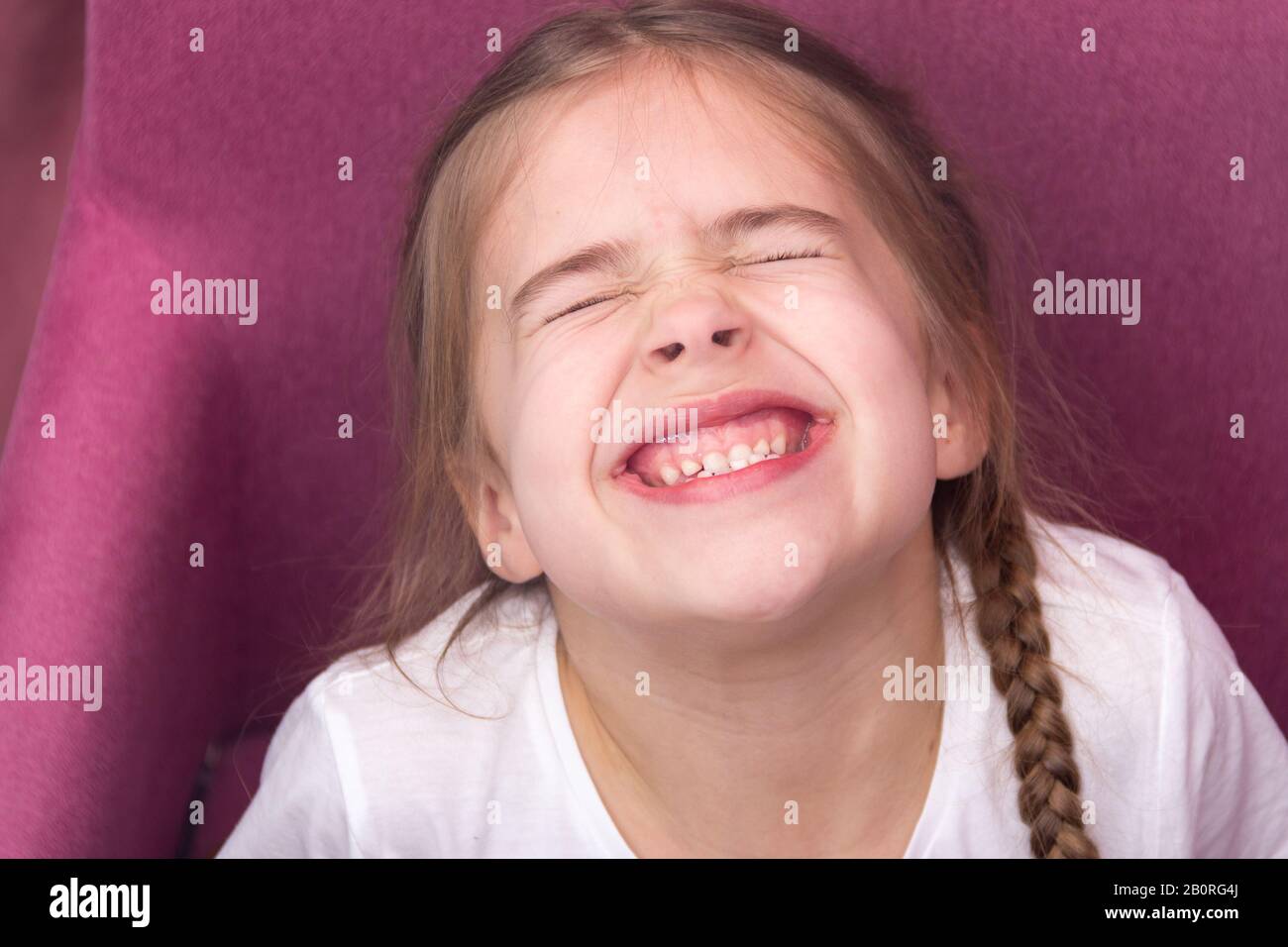 Child without milk teeth hi-res stock photography and images - Alamy
