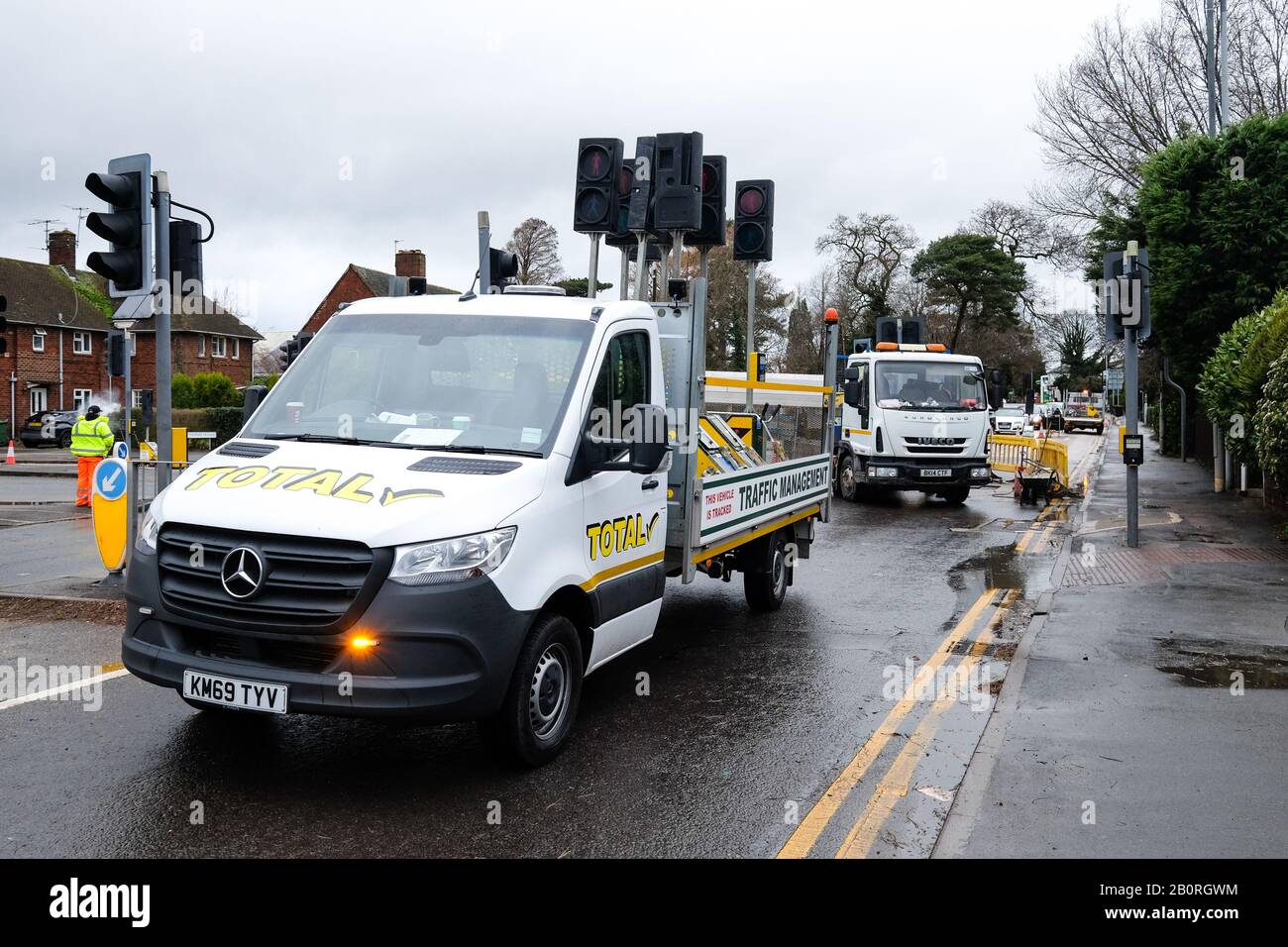 traffic management vehicles Stock Photo - Alamy
