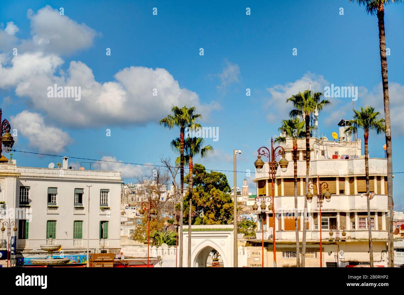Tangier Historical center, Morocco Stock Photo - Alamy