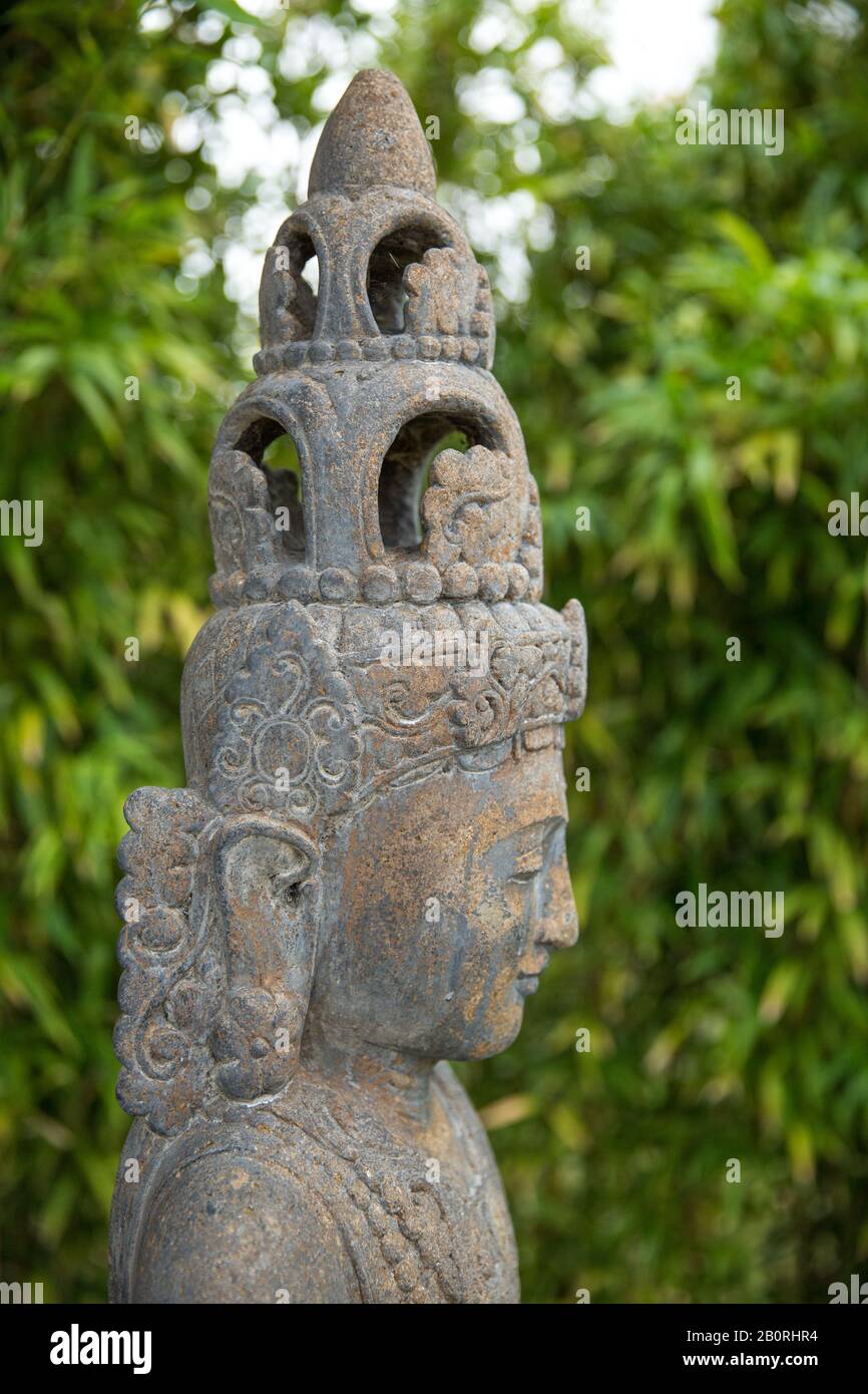 Asian Wisdom Statue Decorating a Meditation and Relaxation Temple ...