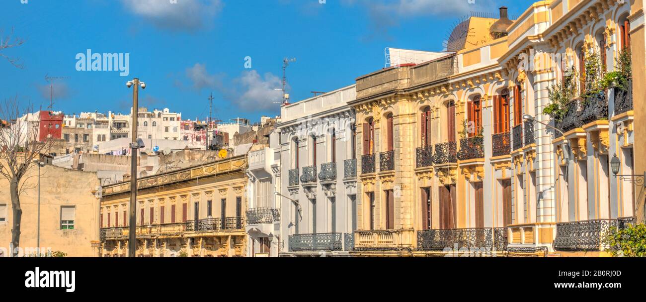 Tangier Historical center, Morocco Stock Photo - Alamy