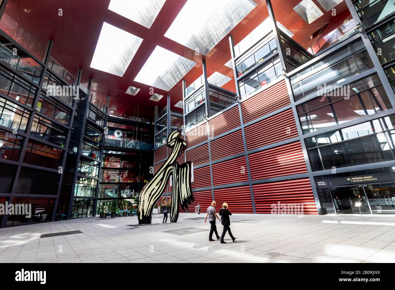 Museo Nacional Centro de Arte Reina Sofia, Museum, Madrid, Spain Stock ...