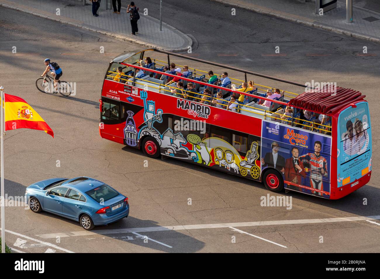 Tourist bus, Madrid City Tour, Madrid, Spain Stock Photo - Alamy