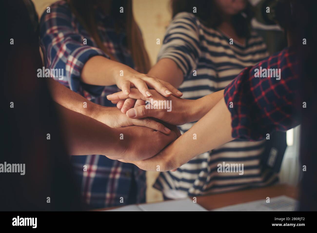 Business teamwork join hands together. Business teamwork success ...