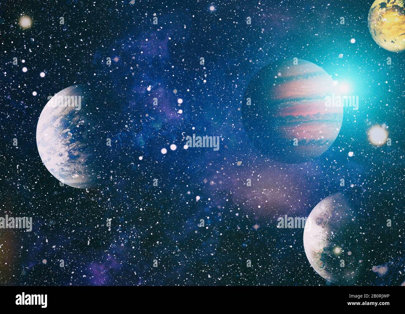 Sparkle shinny blue star particle motion on black background, starlight ...