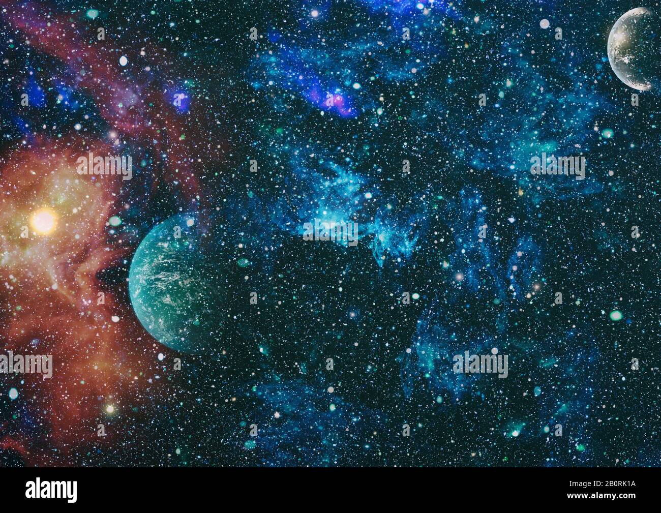 Sparkle shinny blue star particle motion on black background, starlight ...