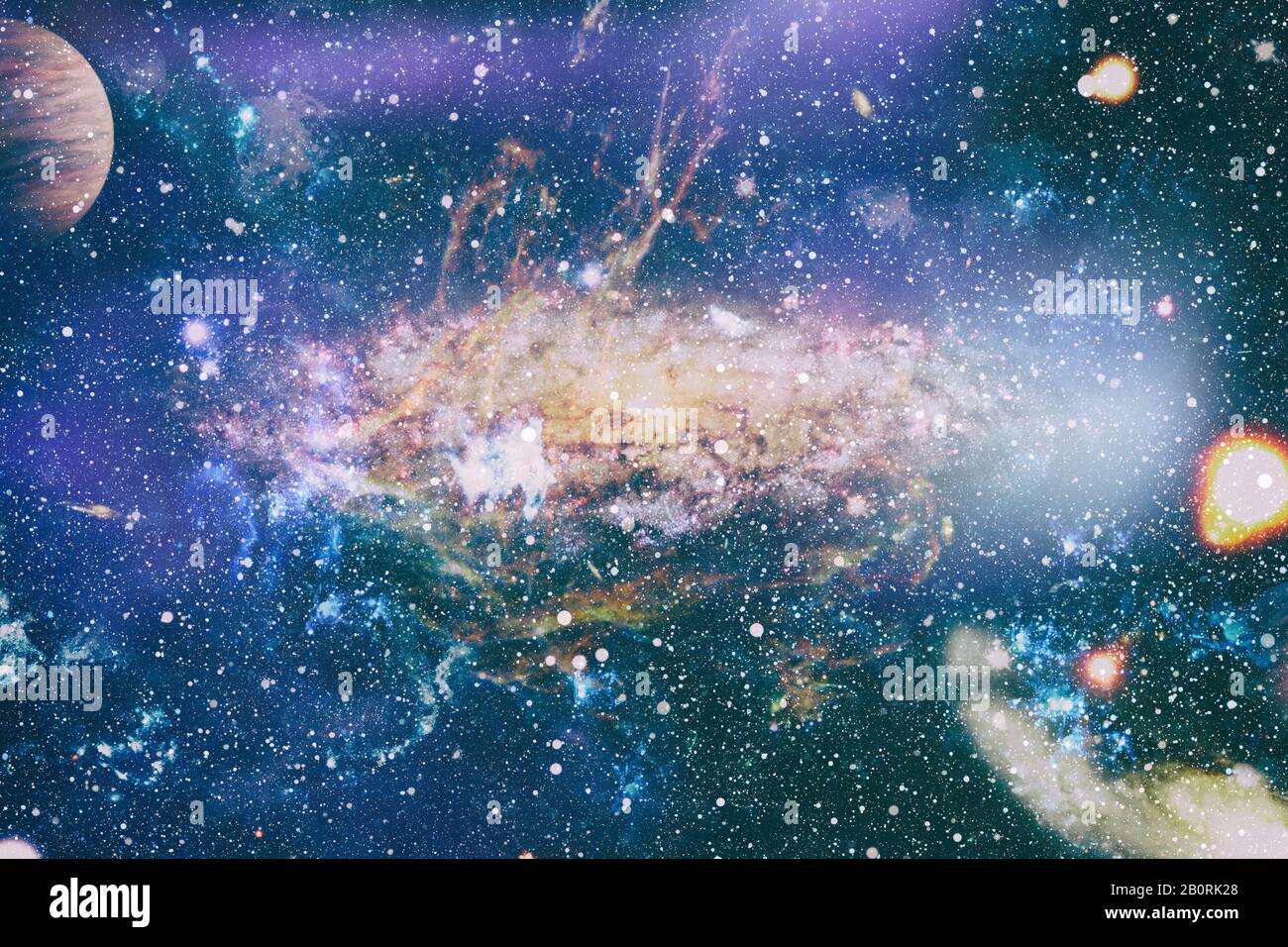 Sparkle shinny blue star particle motion on black background, starlight ...