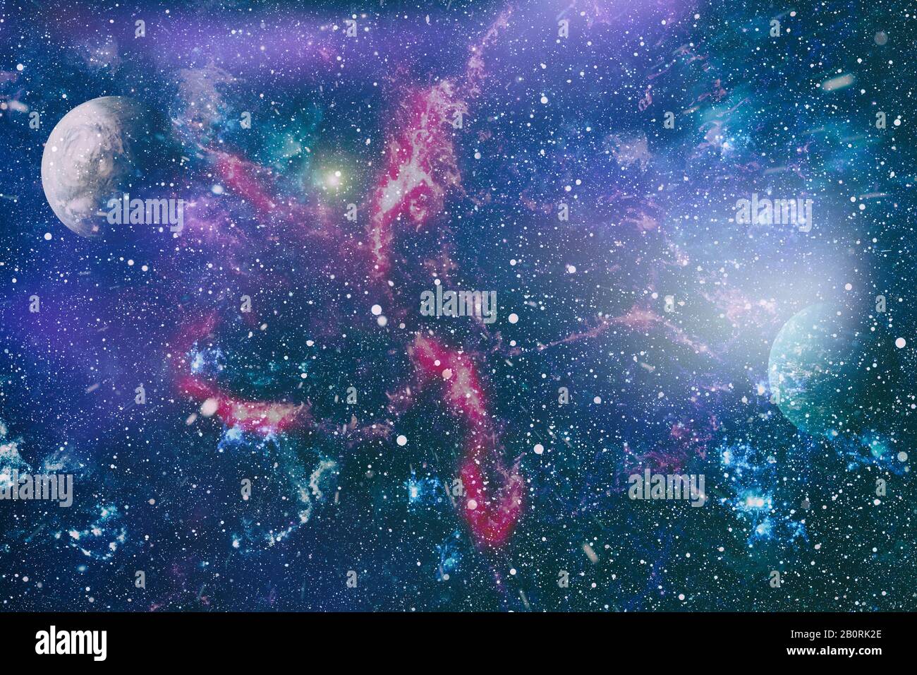 Sparkle shinny blue star particle motion on black background, starlight ...