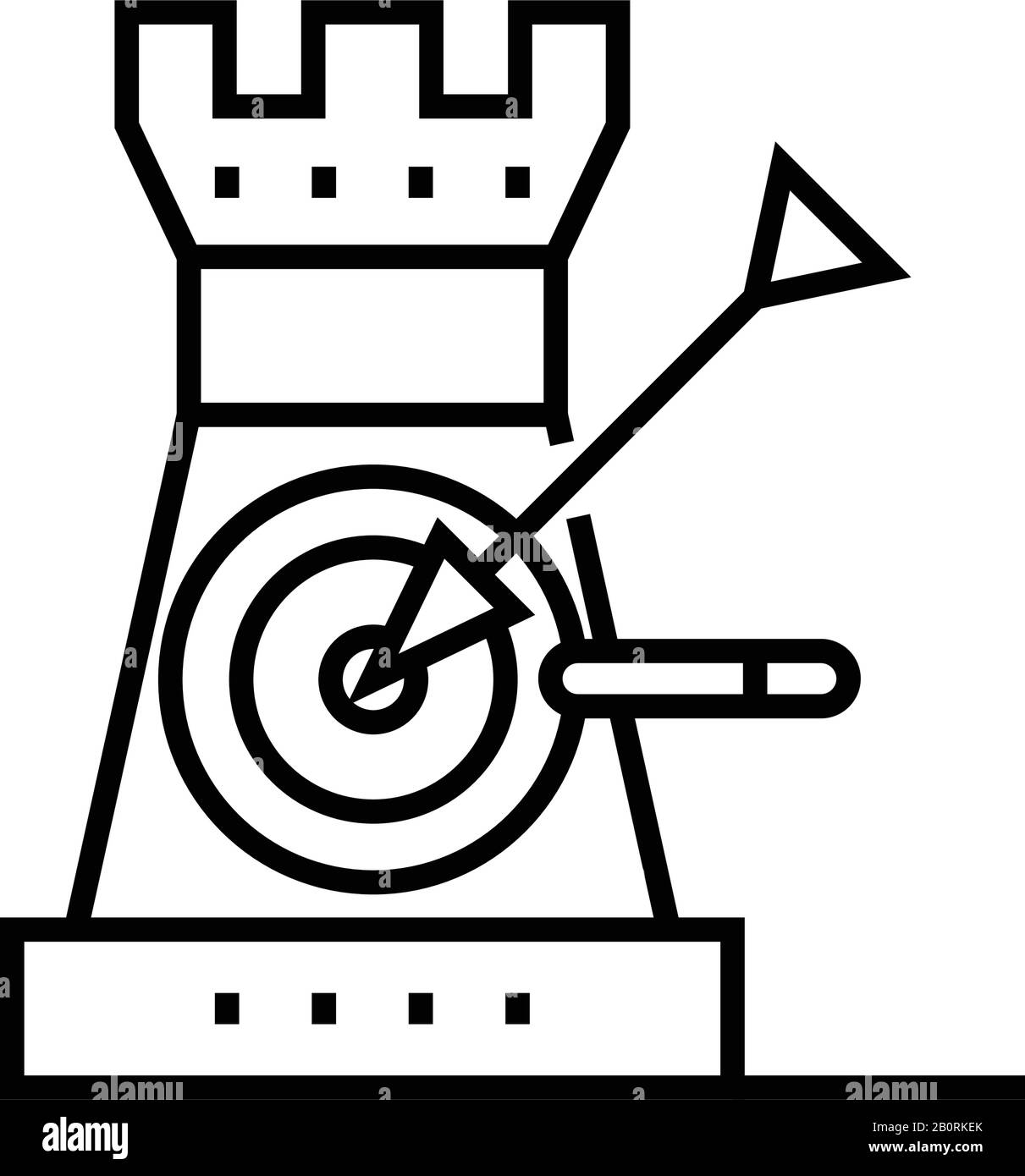 Aim building Stock Vector Images - Alamy