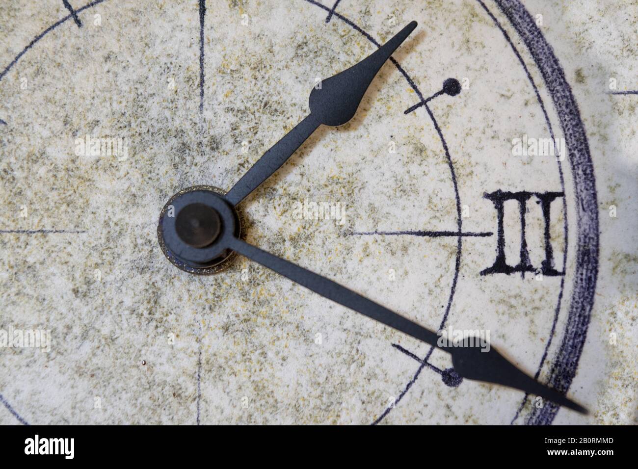 scan time concept with a dial of an old clock Stock Photo - Alamy