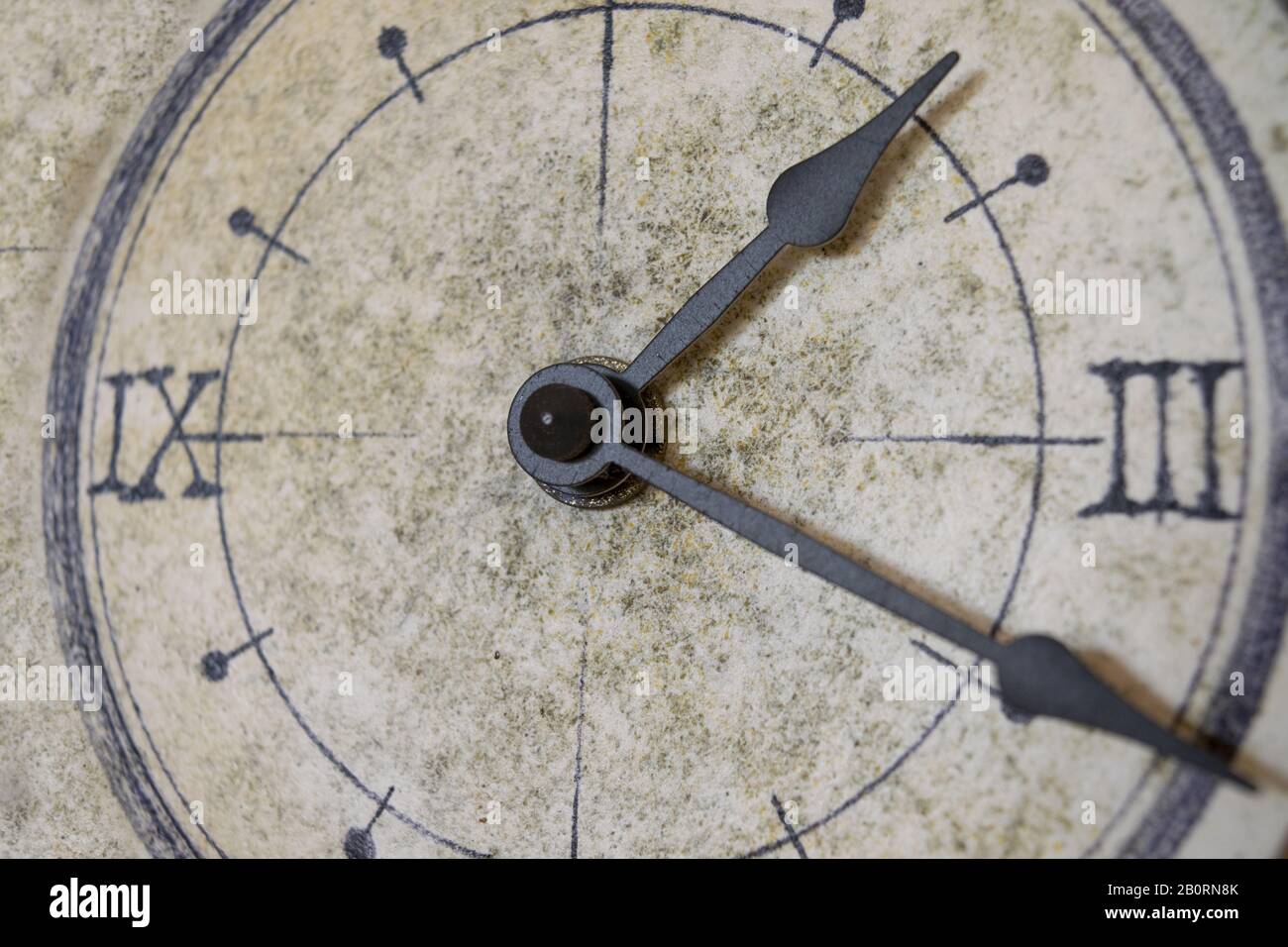 scan time concept with a dial of an old clock Stock Photo - Alamy