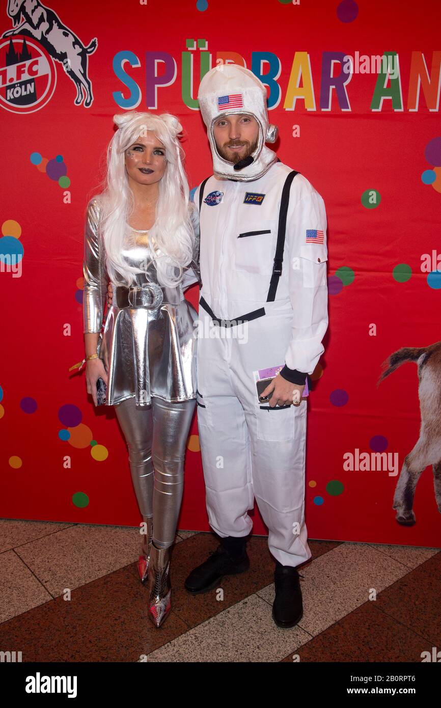 Marco HOEGER, with Jana, Carnival session of 1.FC Cologne (K) on ...