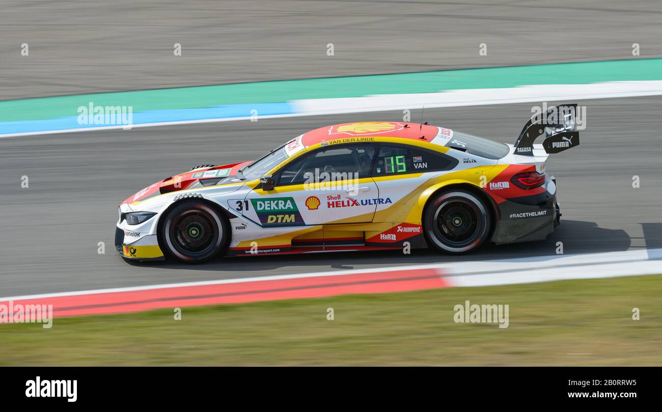 South-African racing driver Sheldon van der Linde in his BMW M4 Turbo ...