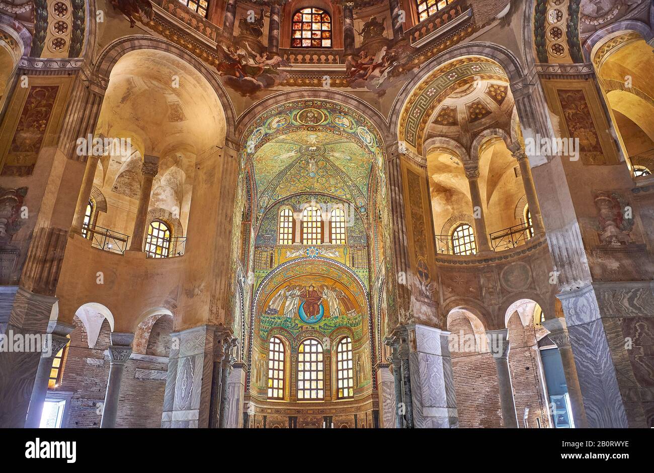 San Vitale Interior Mosaics