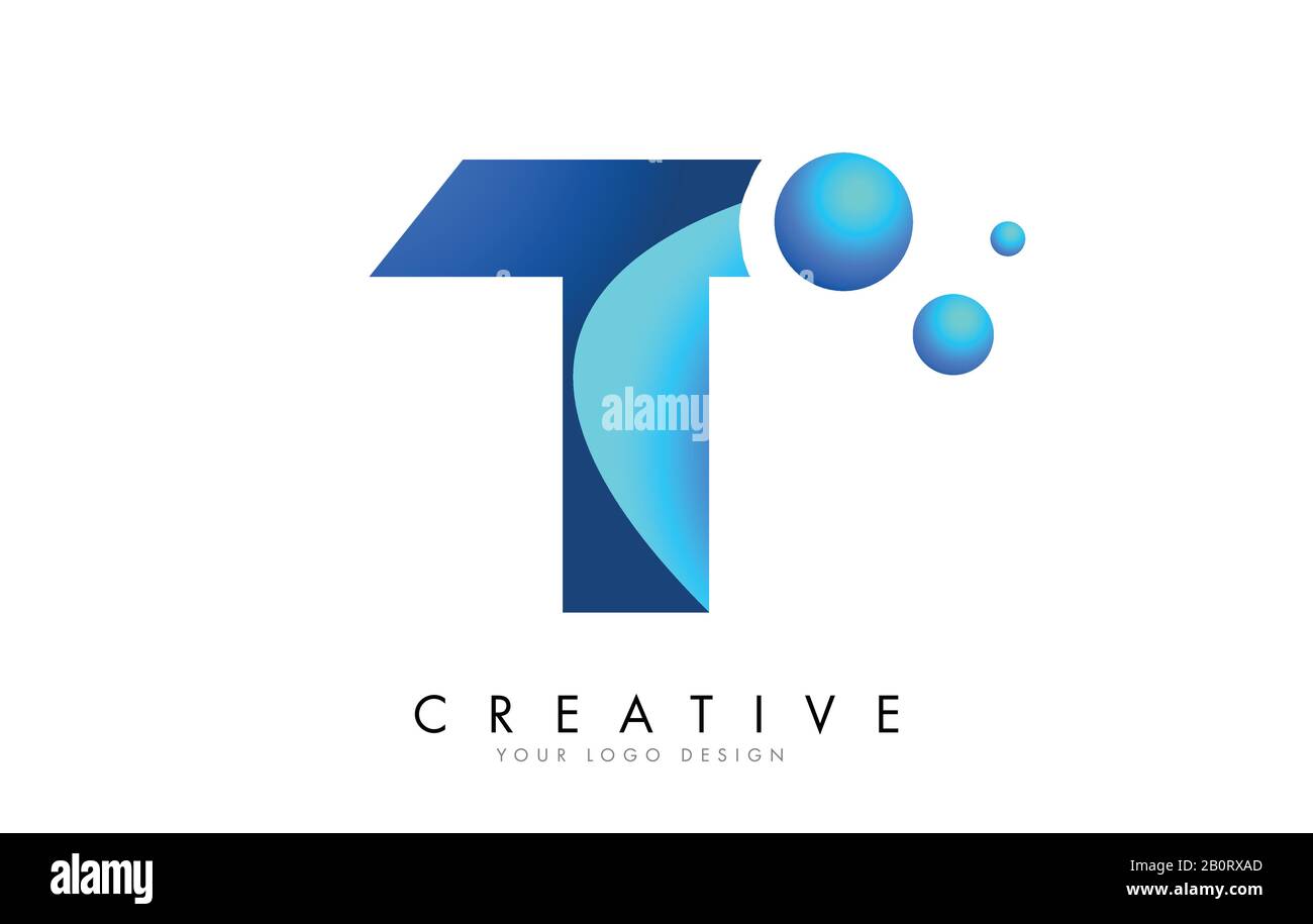 Letter T 3d Logo Design