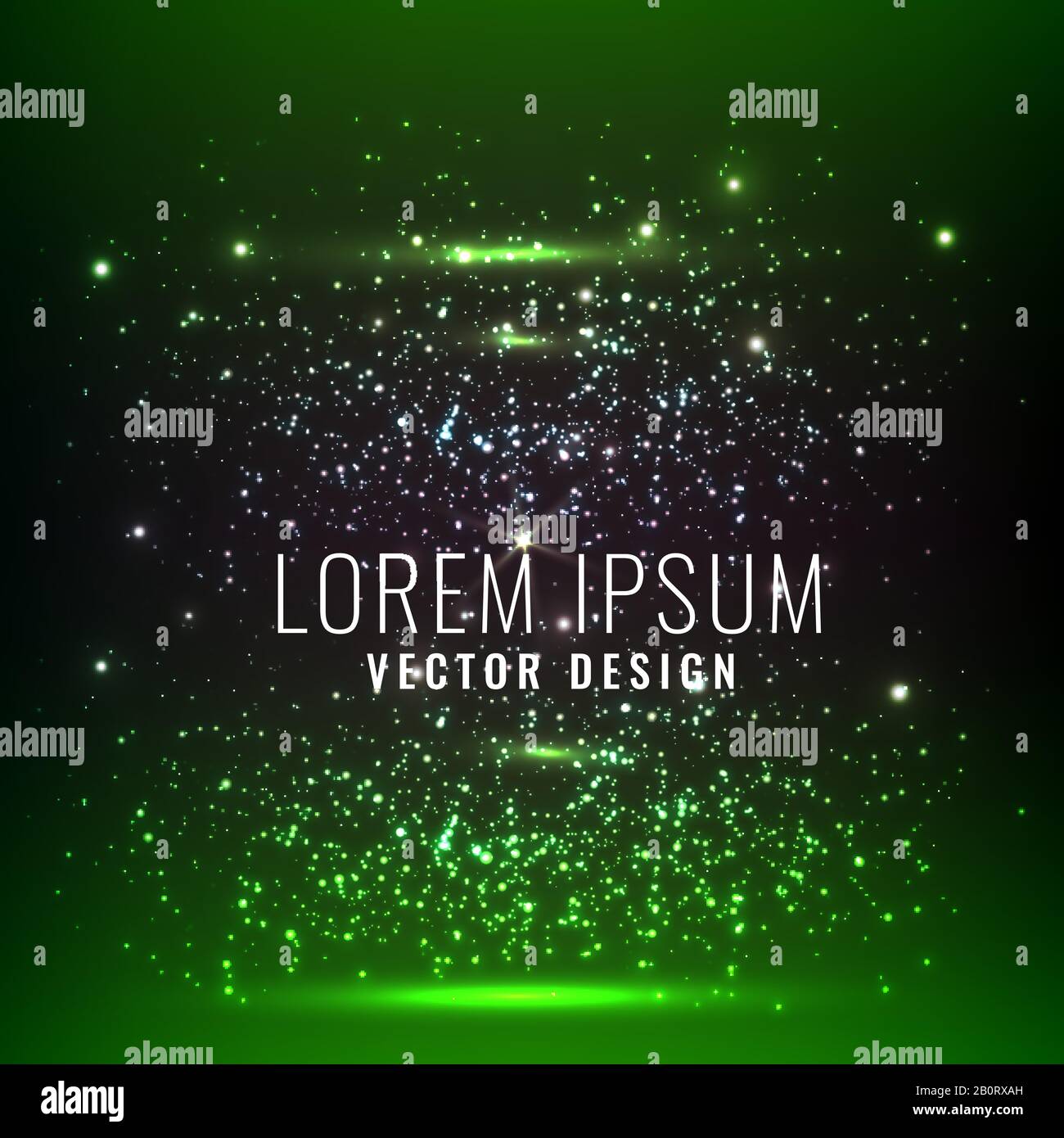 green background vector illustration lighting effect graphic Stock ...