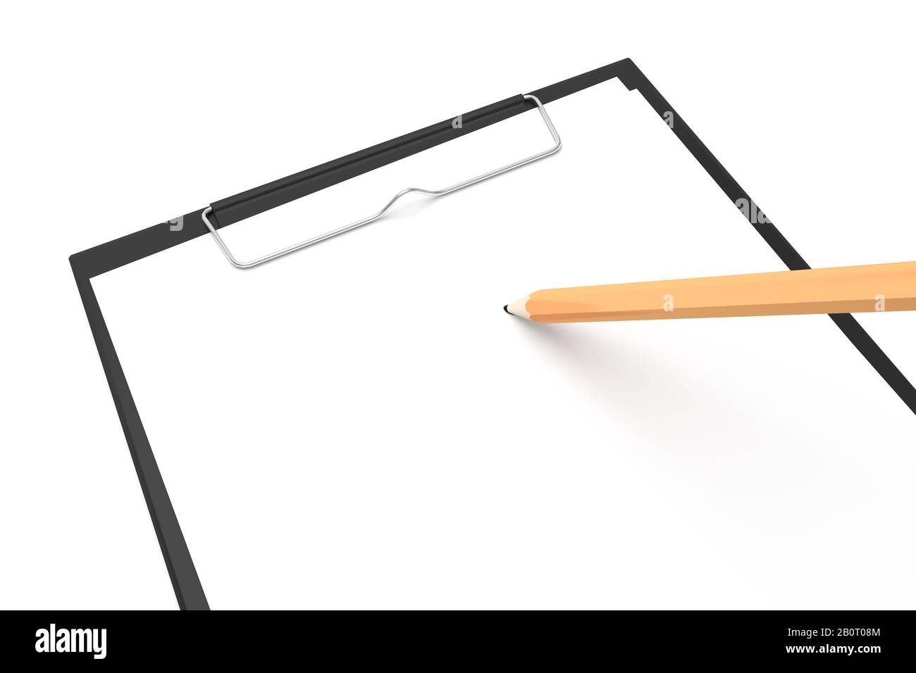 3D rendering, top view of a4 size paper mock up template for you art ...