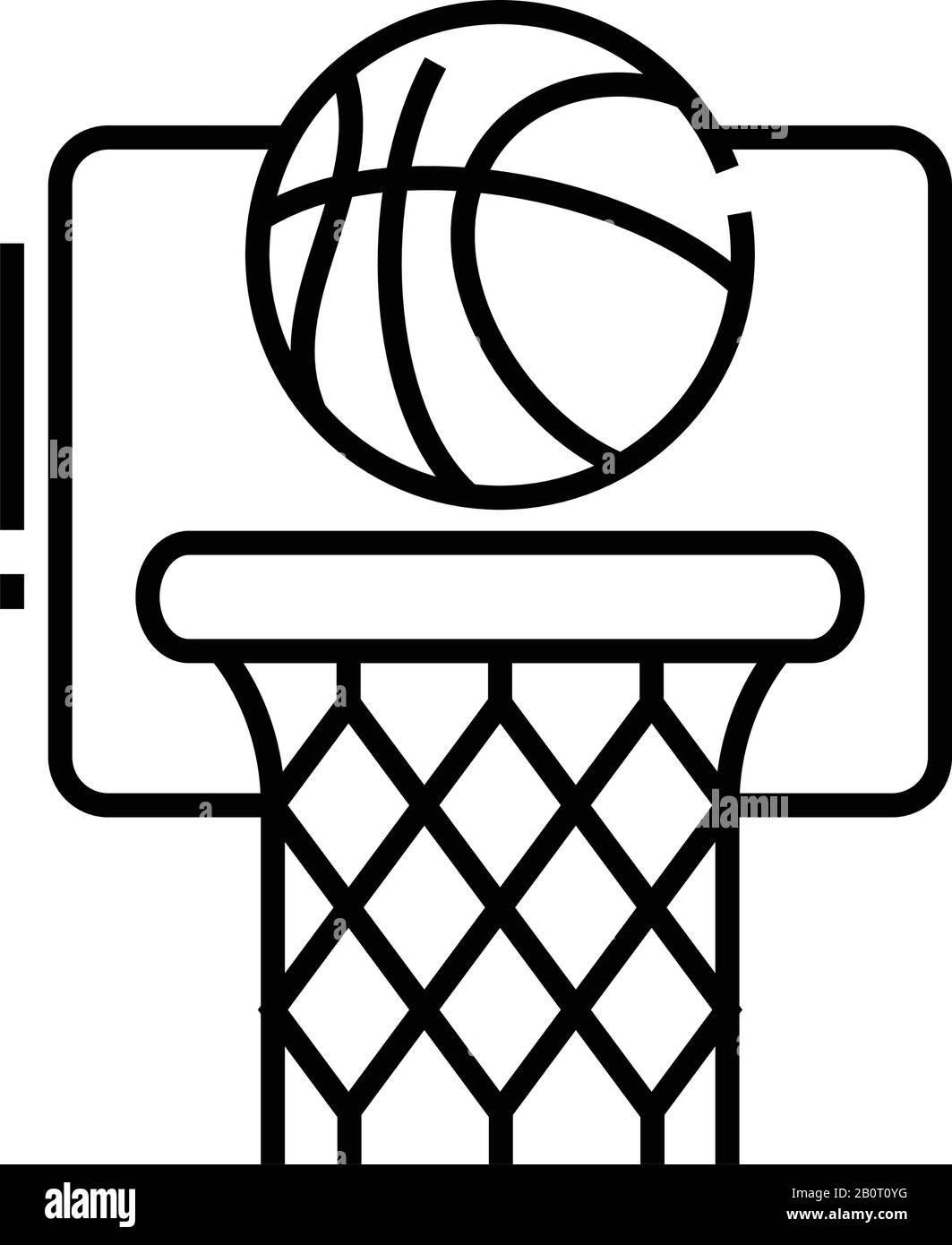 Basketball Outline Vector