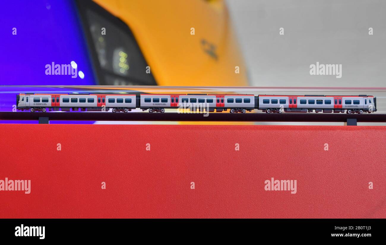 The model train presented to the Prince of Wales during his visit to ...