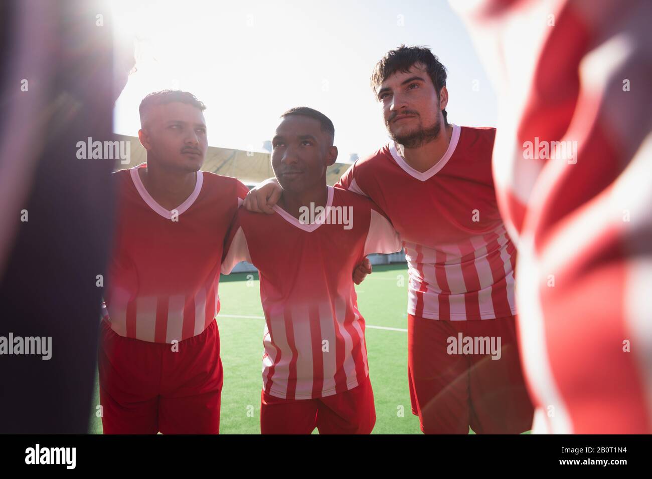 Field hockey players arm in arm before the match Stock Photo - Alamy