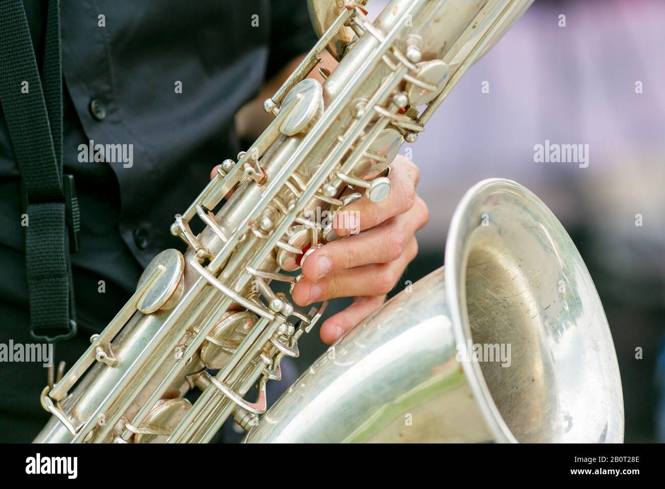 Male sax player hi-res stock photography and images - Alamy
