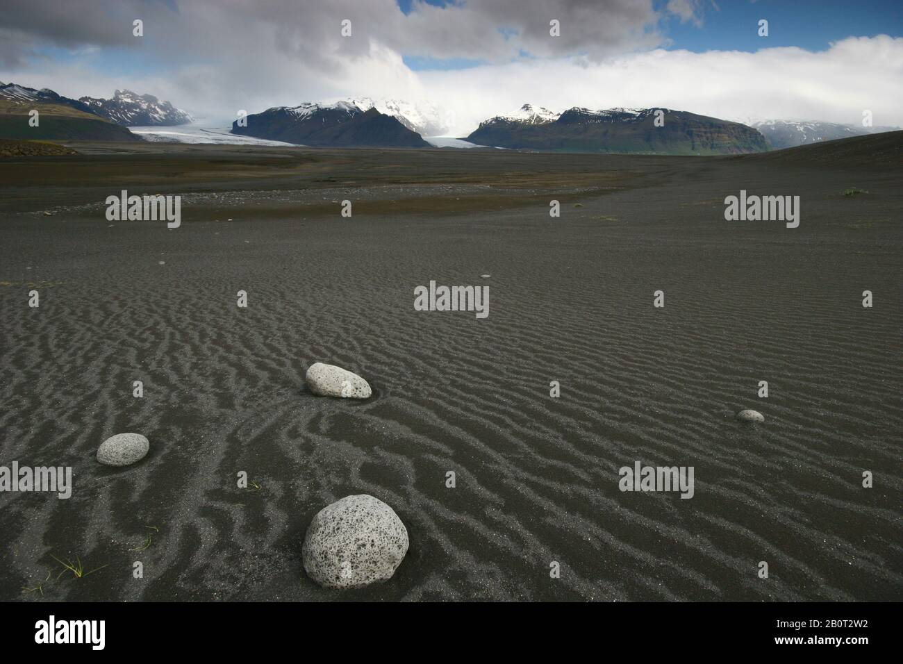 alluvial plain Skeidararsandur, Iceland Stock Photo - Alamy